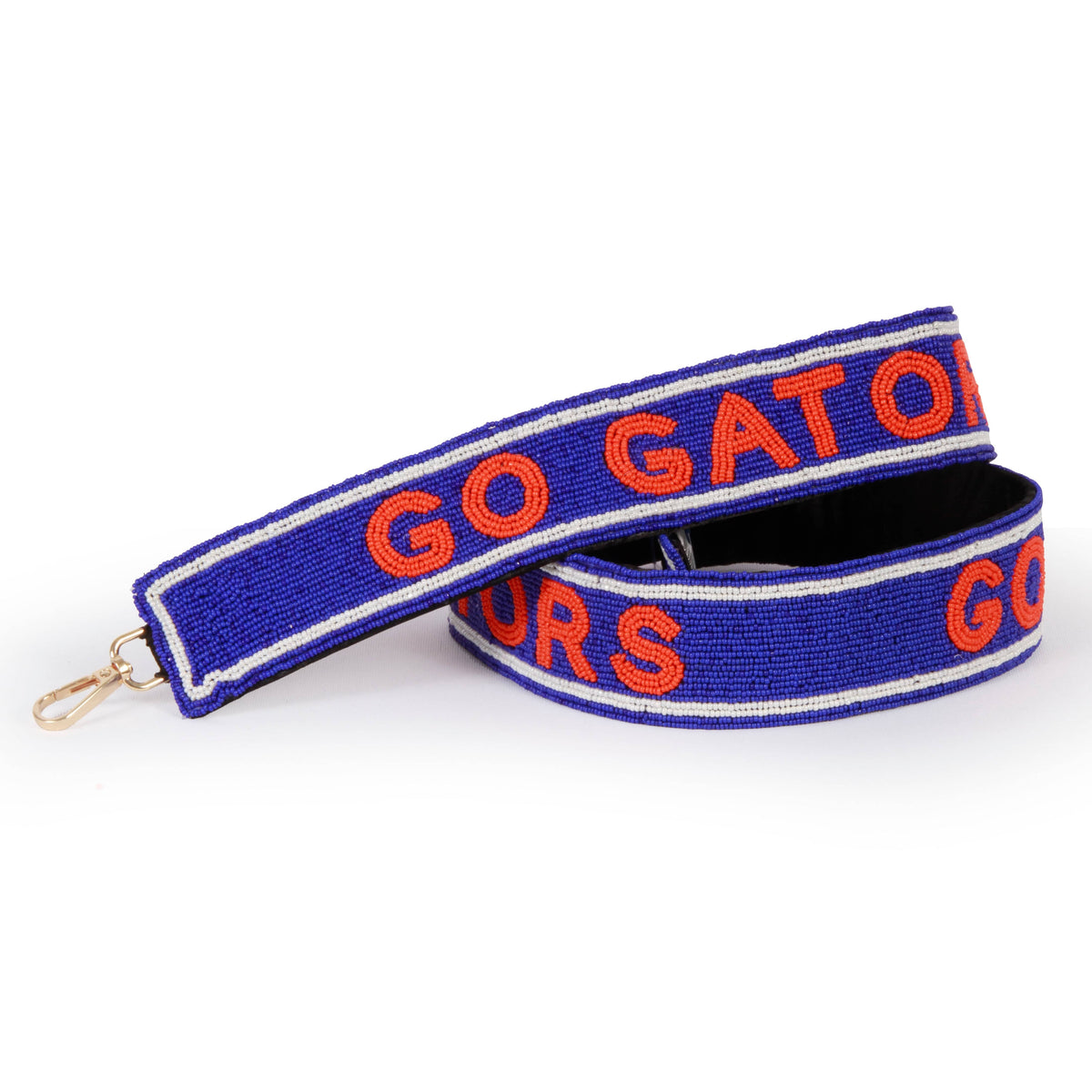 Florida Gators 'GO GATORS' Slogan Beaded Purse Strap – Heads and Tails