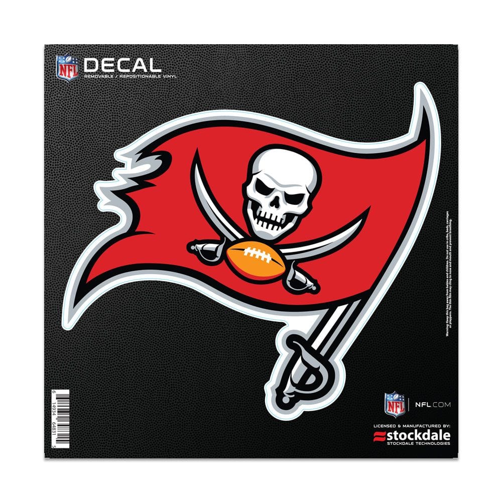 Tampa Bay Buccaneers 6 x 6 Team Flag All Surface Decal