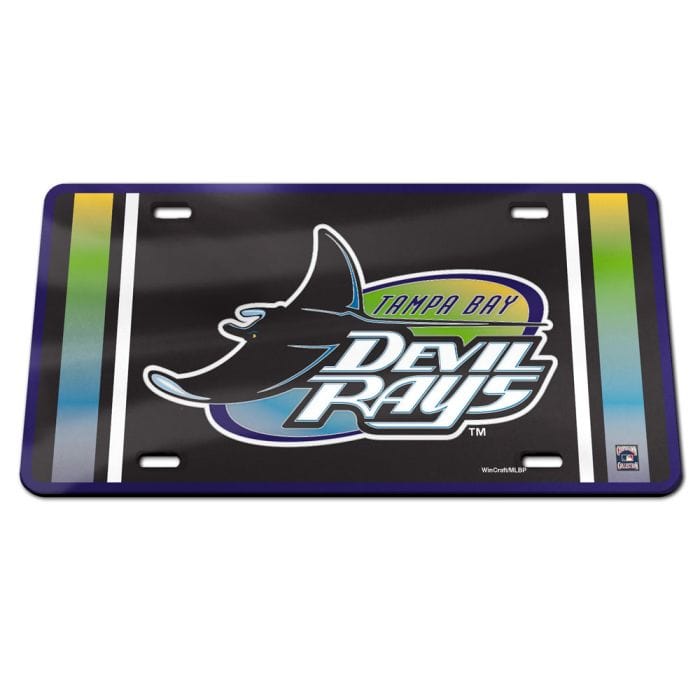 Tampa Bay Rays Cooperstown Specialty Devil Rays Front License Plate ...