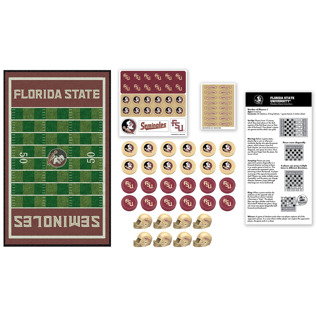 Florida State Seminoles Checkers Game Set – Heads and Tails