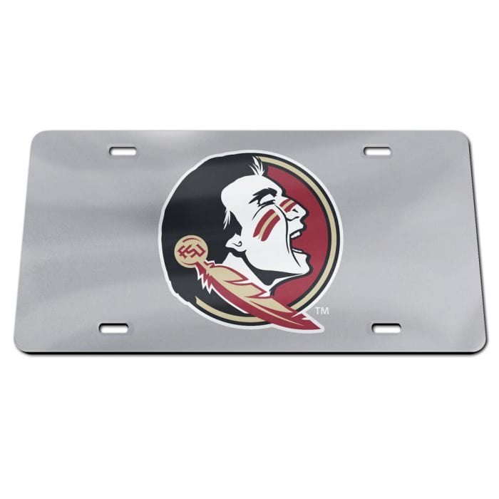 Florida State Seminoles Primary Logo Front License Plate – Heads and Tails
