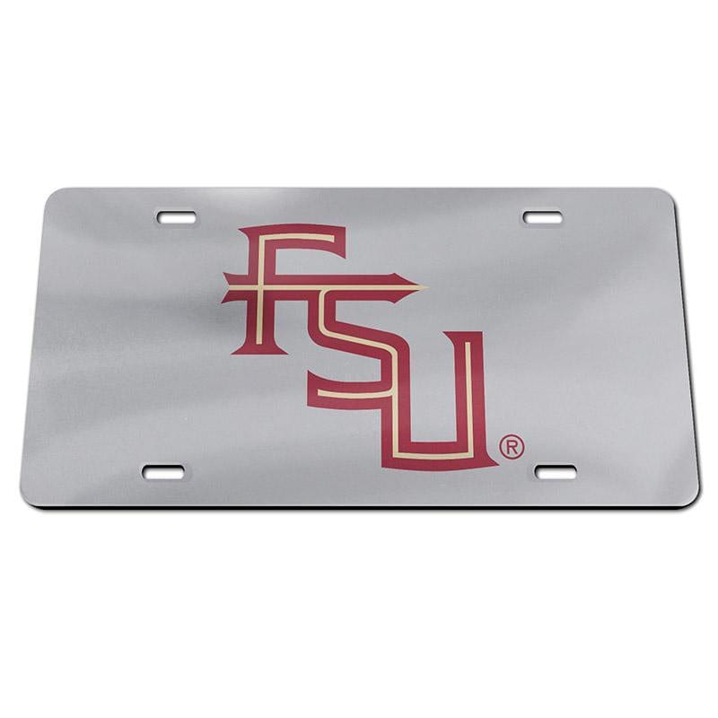 Florida State Seminoles FSU Stacked Front License Plate